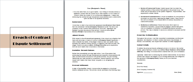 11+ Free Employment Settlement Agreements for MS Word Format