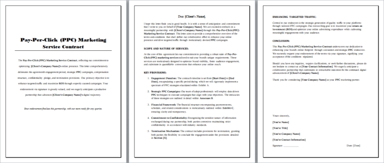 10+ Free Digital Marketing Agreement Samples in MS Word