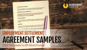 11+ Free Employment Settlement Agreements for MS Word Format