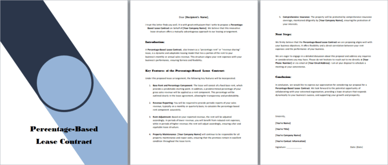 14+ Free Commercial Lease Agreements in MS Word Format