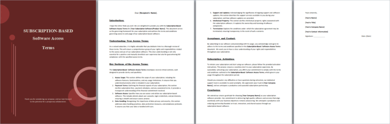 14+ Official Software License Agreements - MS Word Templates