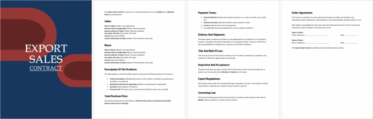 12+ Free Sales Agreement Templates for Goods in MS Word